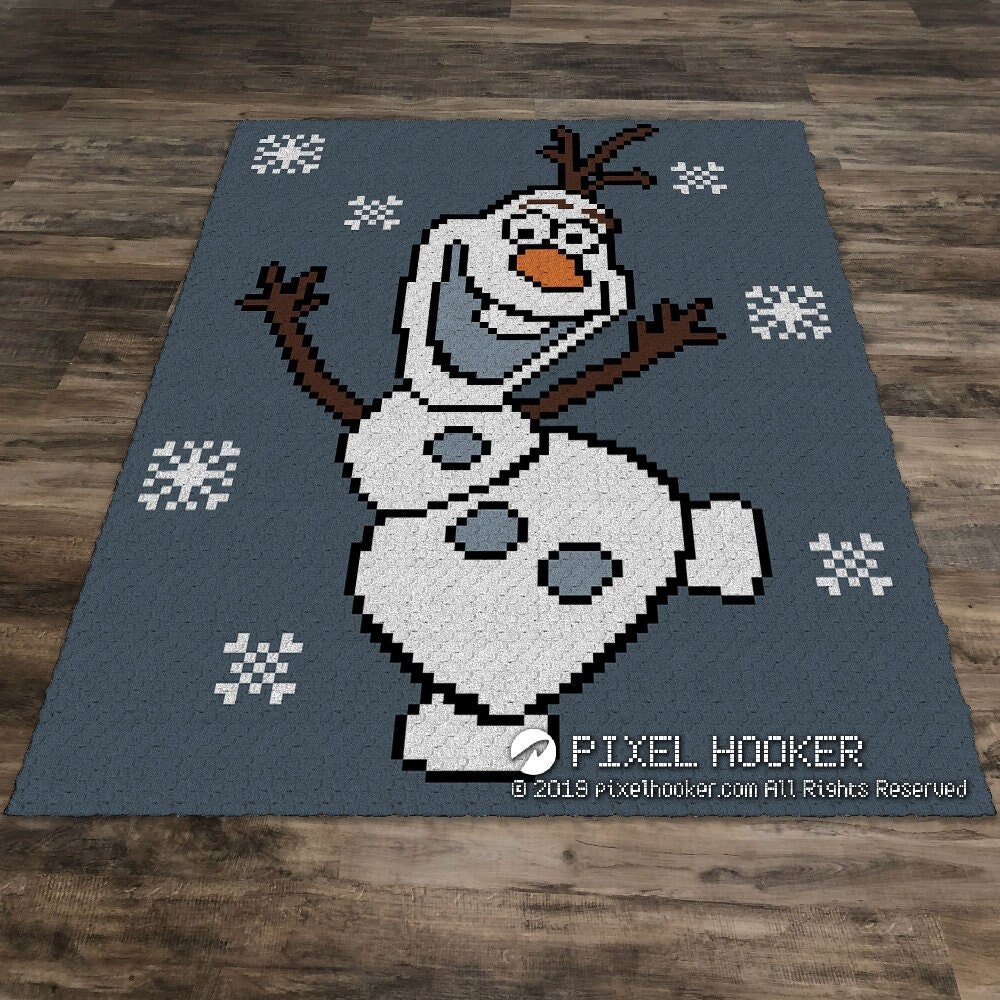 Olaf Crochet Afghan Pattern