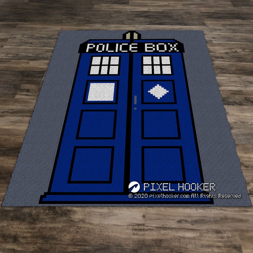 Giant Tardis Blanket