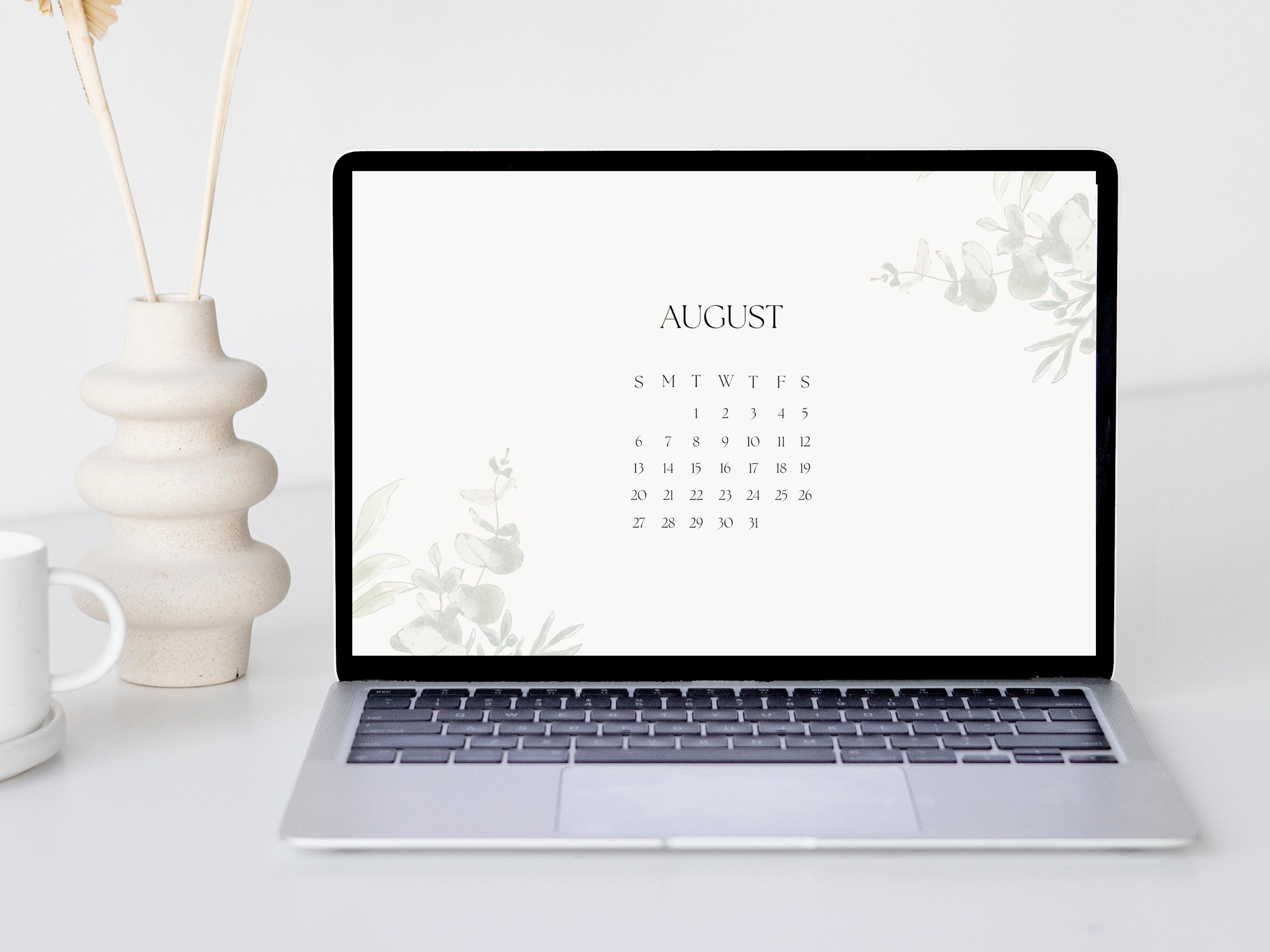 Aesthetic Desktop Wallpaper Organizers With Monthly Calendar (january ...
