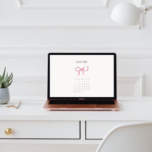 Desktop Organizer Wallpapers With Monthly Calendar (january 2024 - Dec ...