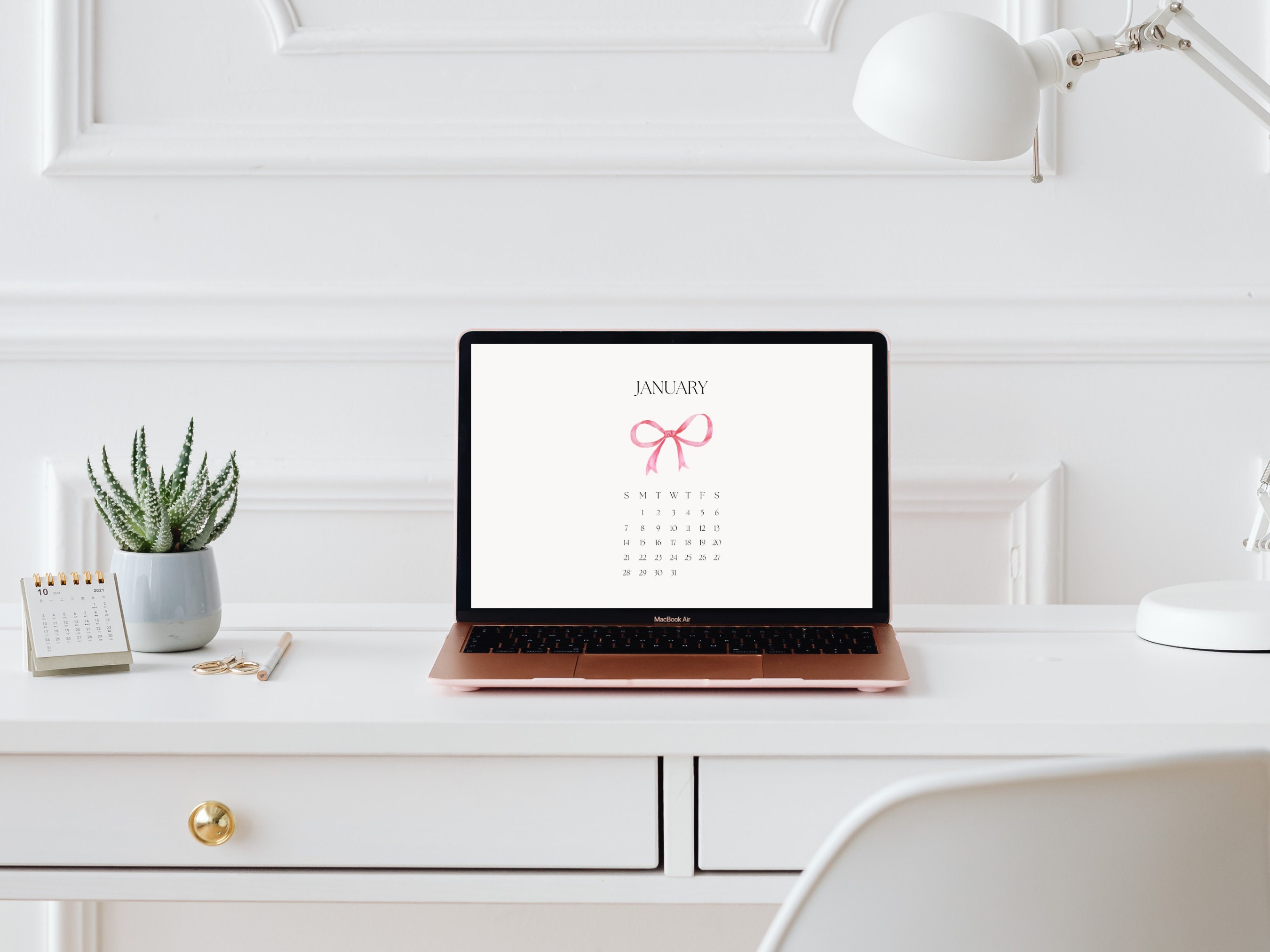 Desktop Organizer Wallpapers With Monthly Calendar (january 2024 - Dec ...