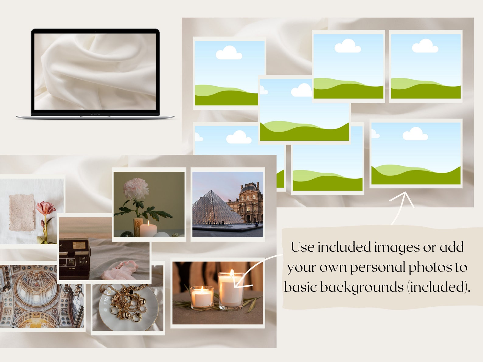 Editable Desktop Wallpaper Organizers With Monthly Calendar (nov 2023 ...