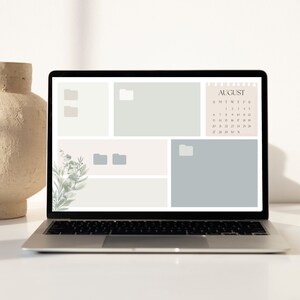 Aesthetic Desktop Wallpaper Organizers With Monthly Calendar (january ...