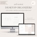 Soft Neutral Desktop Organizer Wallpapers With Monthly Calendar (aug ...