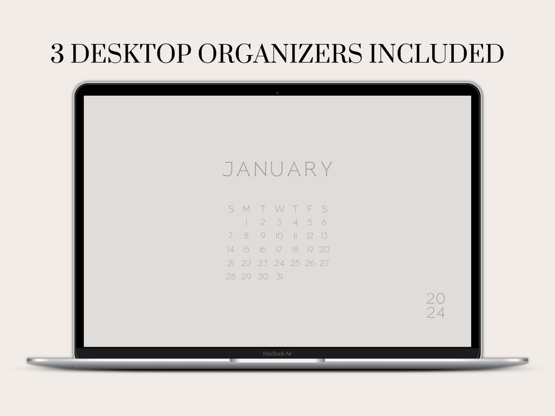 2024 Calendar - Desktop Wallpaper Organizers With Monthly Calendar (jan ...