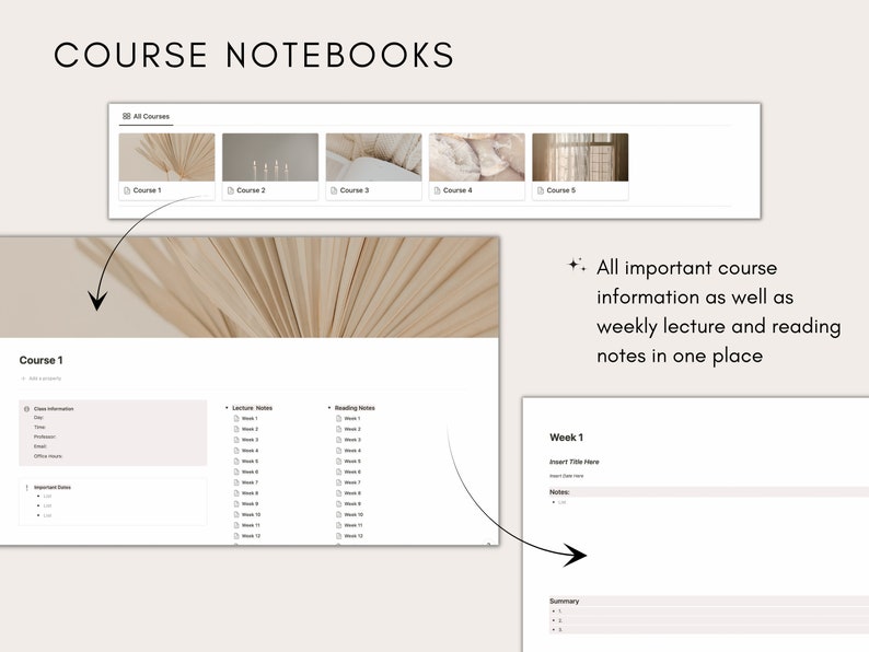 Student Planner Notion Template: All-in-one Organizer for Agenda ...