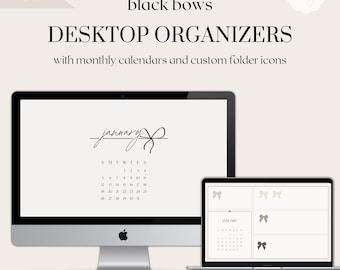 Desktop Organizer Wallpapers With Monthly Calendar (january 2025 - Dec ...