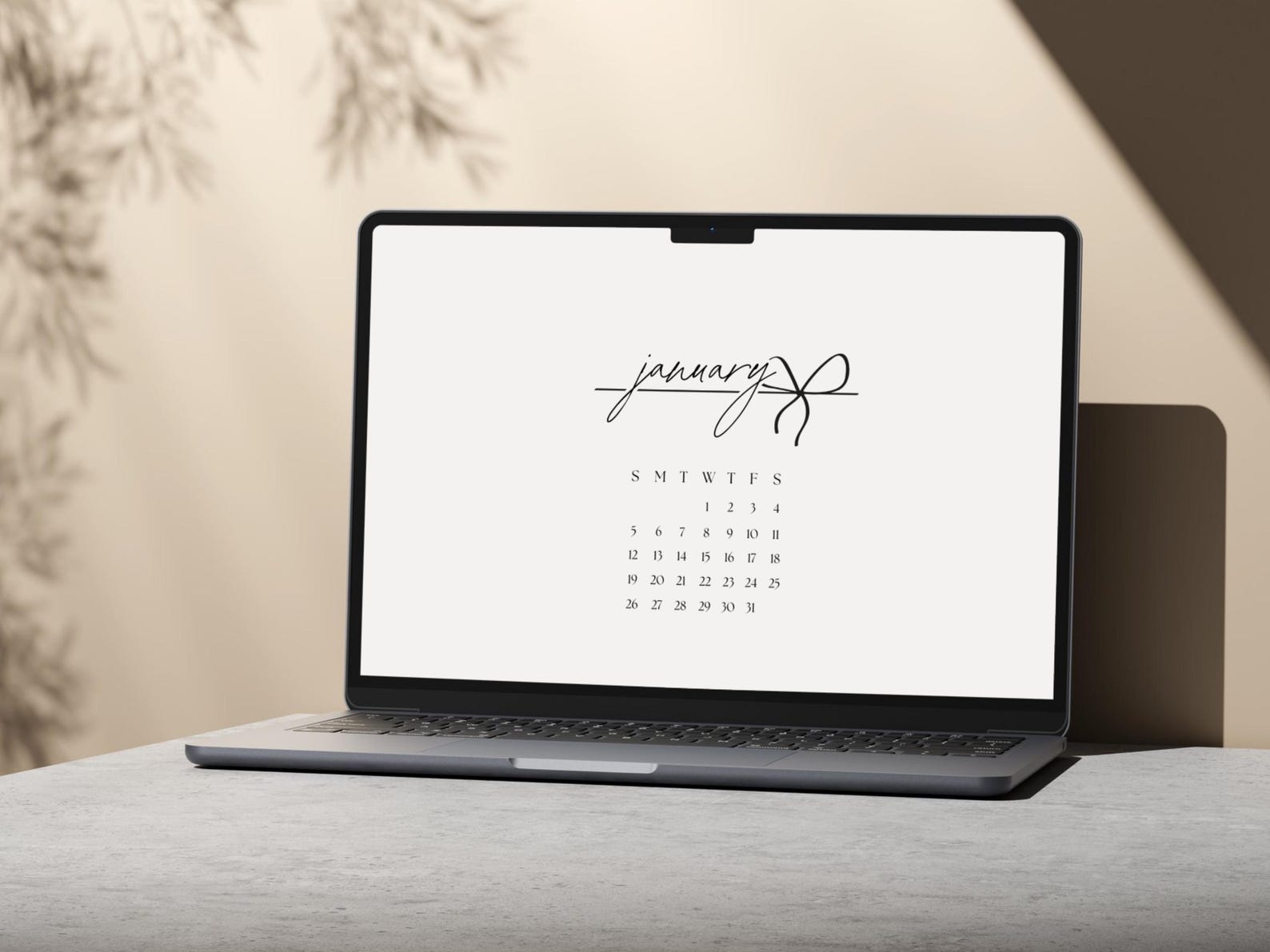 Desktop Organizer Wallpapers With Monthly Calendar (january 2025 - Dec ...