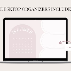 Pink Desktop Organizer Wallpapers With Monthly Calendar (aug 2023 - Dec ...