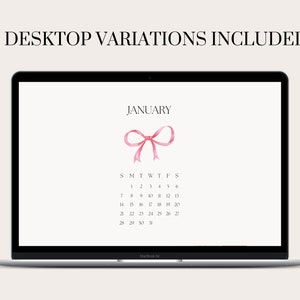 Desktop Organizer Wallpapers With Monthly Calendar (january 2024 - Dec ...