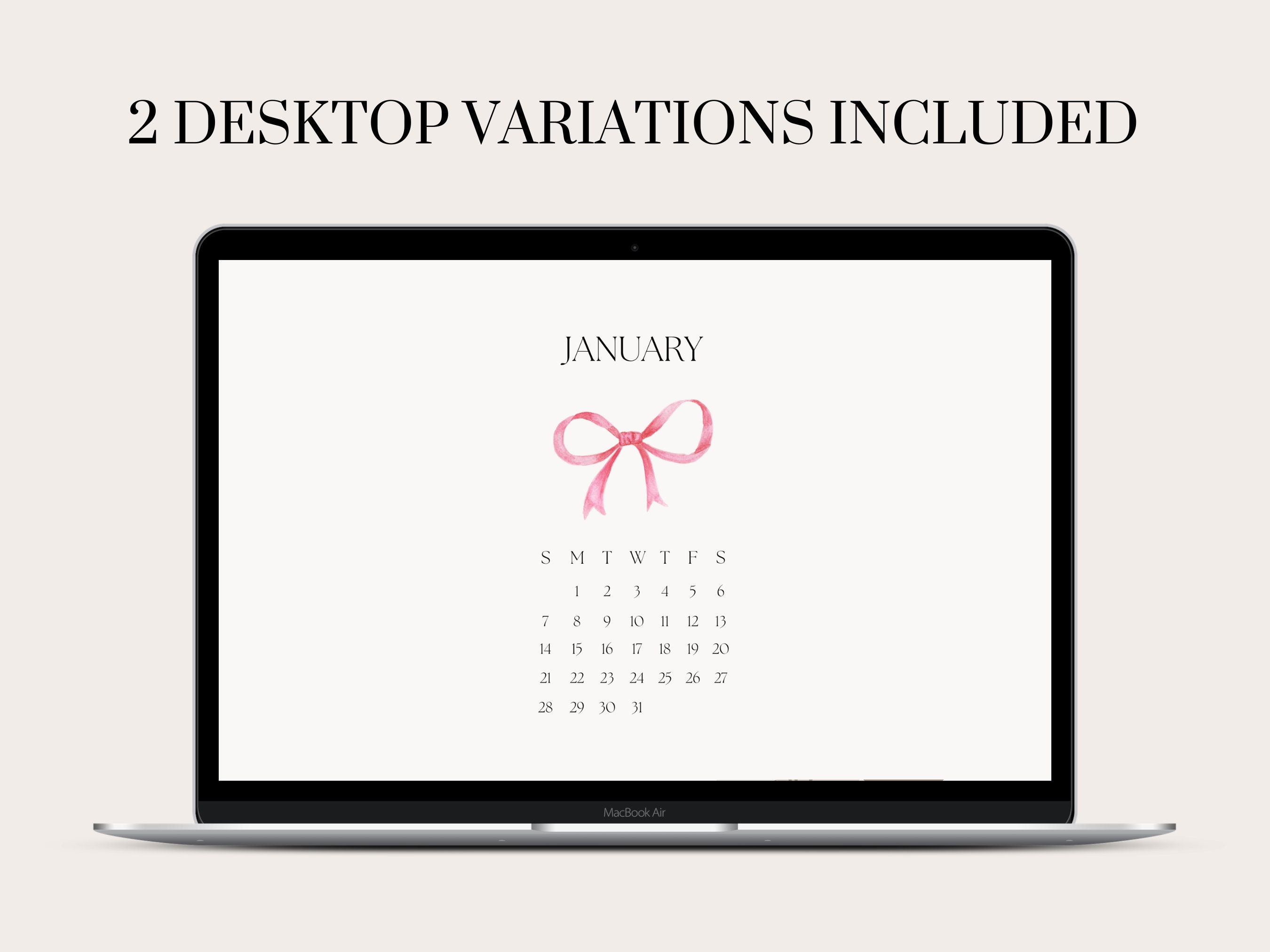 Desktop Organizer Wallpapers With Monthly Calendar (january 2024 - Dec ...