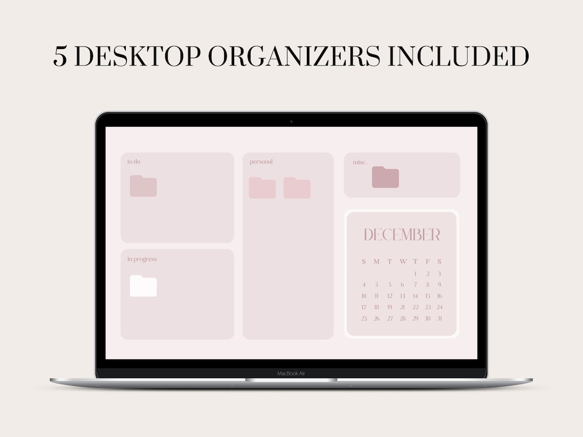 Pink Desktop Organizer Wallpapers With Monthly Calendar aug 2023 Dec ...