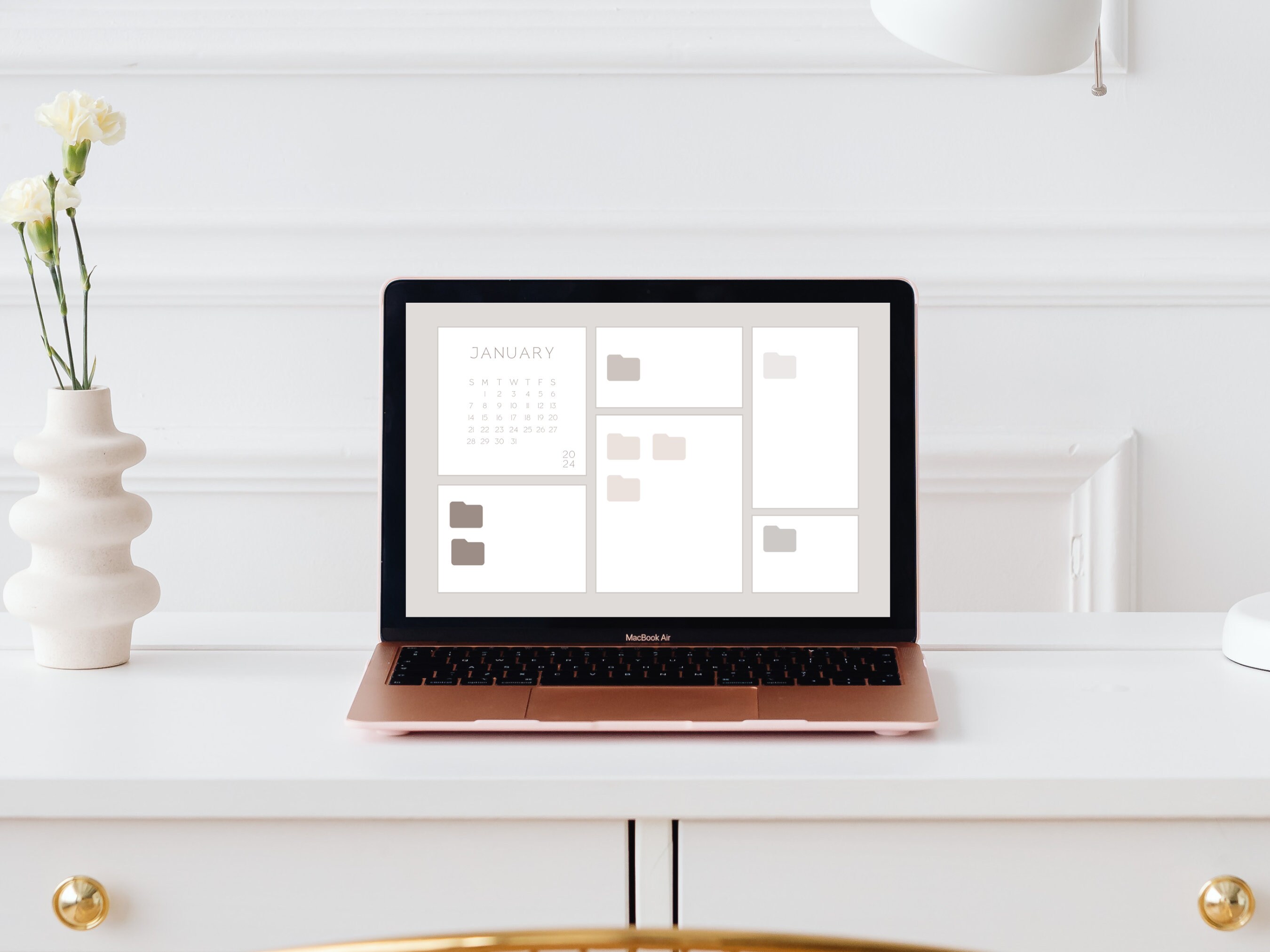 2024 Calendar - Desktop Wallpaper Organizers With Monthly Calendar (jan ...