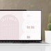 Pink Desktop Organizer Wallpapers With Monthly Calendar (aug 2023 - Dec ...
