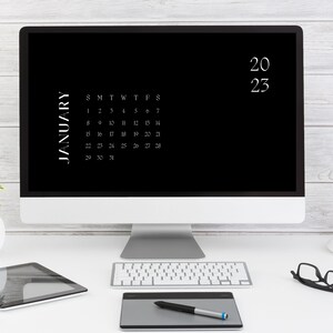 Desktop Wallpaper Organizers With Monthly Calendar jan Dec 2024 Folder ...