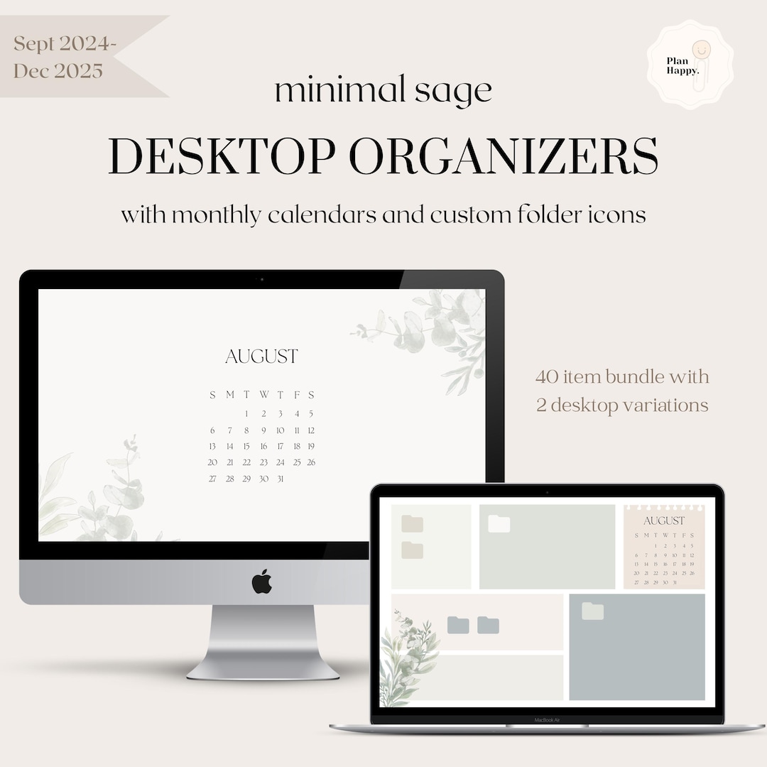 Aesthetic Desktop Wallpaper Organizers With Monthly Calendar (january ...