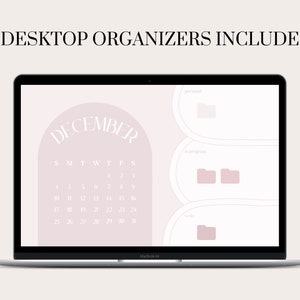 Pink Desktop Organizer Wallpapers With Monthly Calendar (aug 2023 - Dec ...