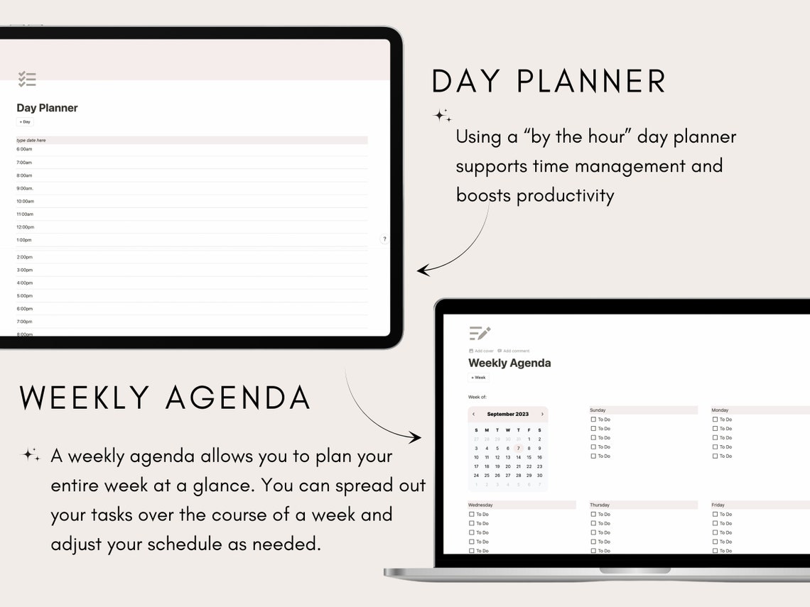 Student Planner Notion Template: All-in-one Organizer for Agenda ...