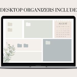 Aesthetic Desktop Wallpaper Organizers With Monthly Calendar (january ...
