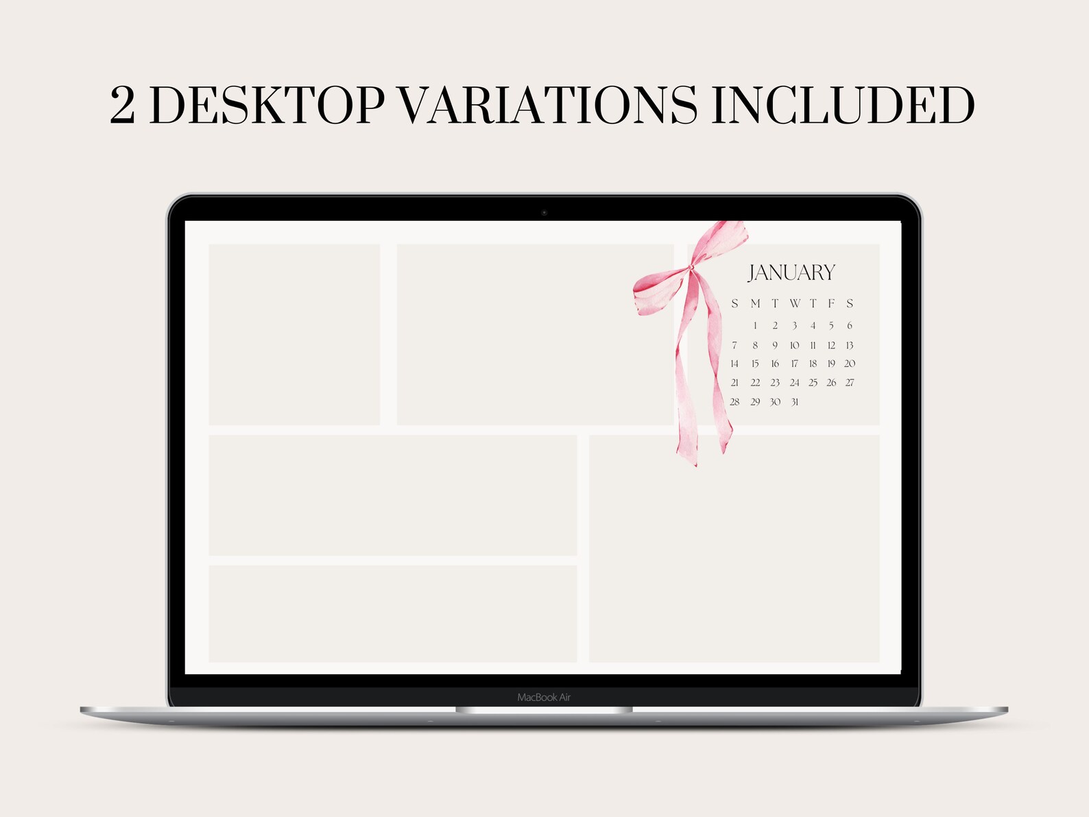Desktop Organizer Wallpapers With Monthly Calendar (january 2024 - Dec ...