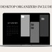 Desktop Wallpaper Organizers With Monthly Calendar jan Dec 2024 Folder ...