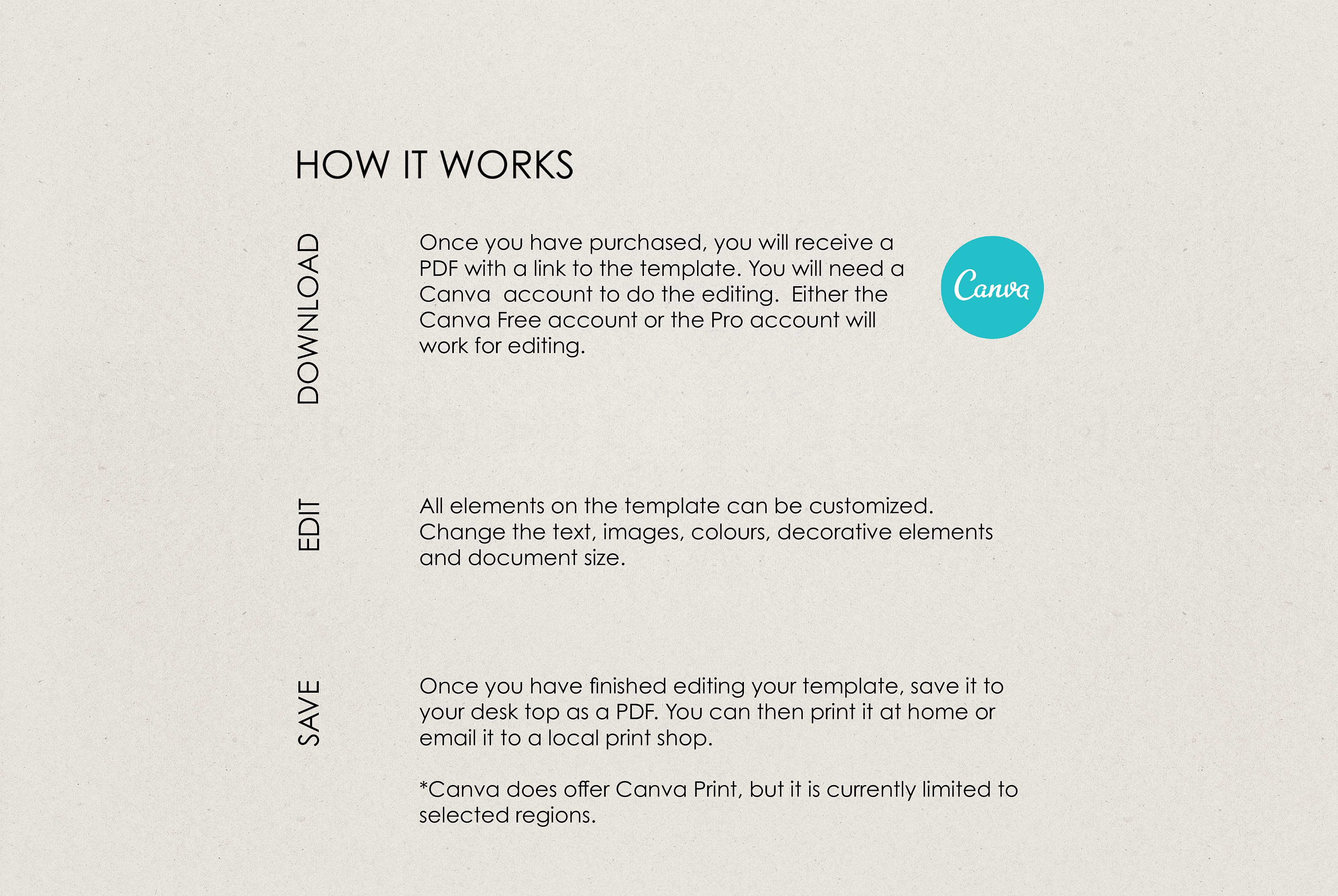 Neutral Celebration of Life | Template Program | Funeral | Printable ...