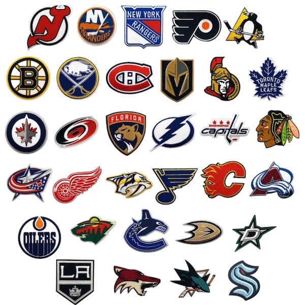 Nhl Embroidery - Etsy