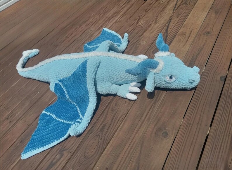 Mawrbaros the Dragon Crochet Pattern (digital Download) – Advanced ...