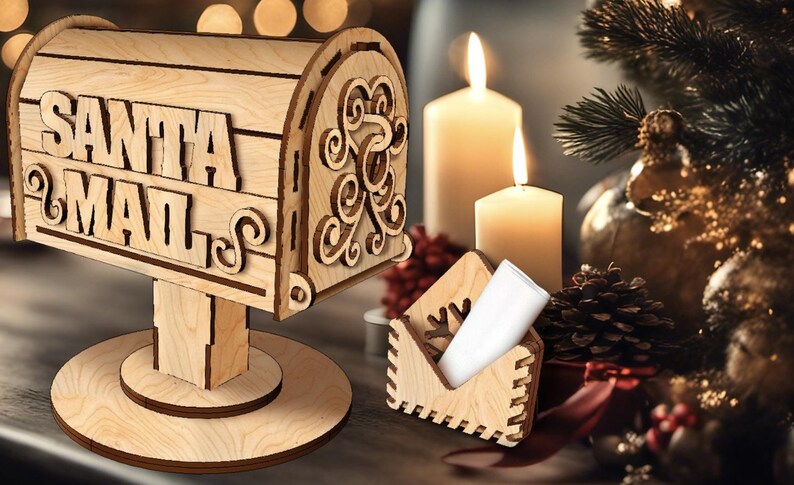 Santa Claus Mail Box - Etsy