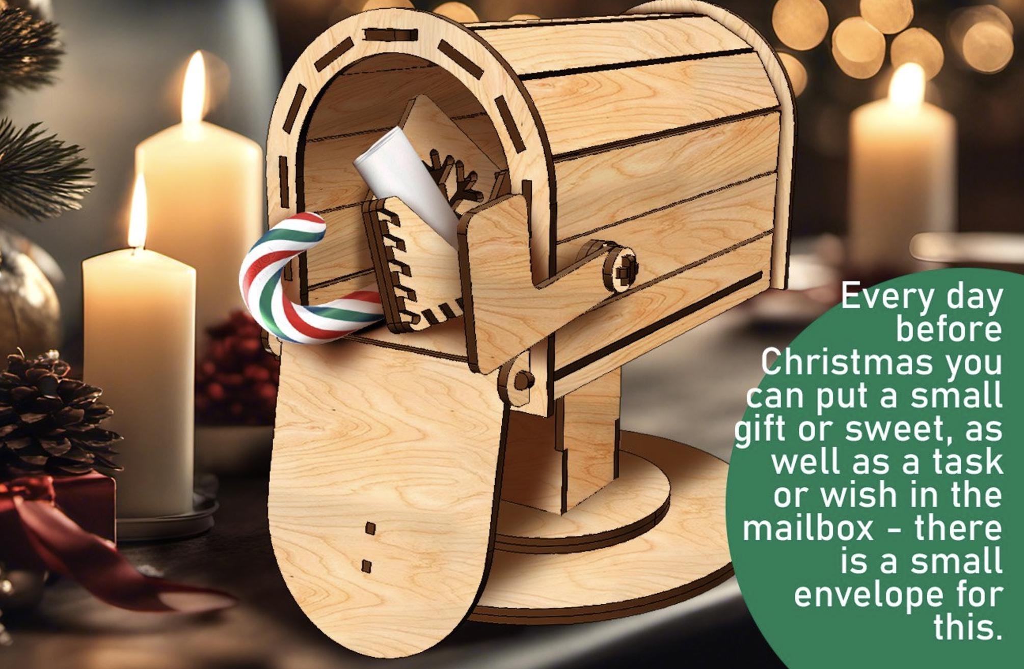 Santa Claus Mail Box - Etsy