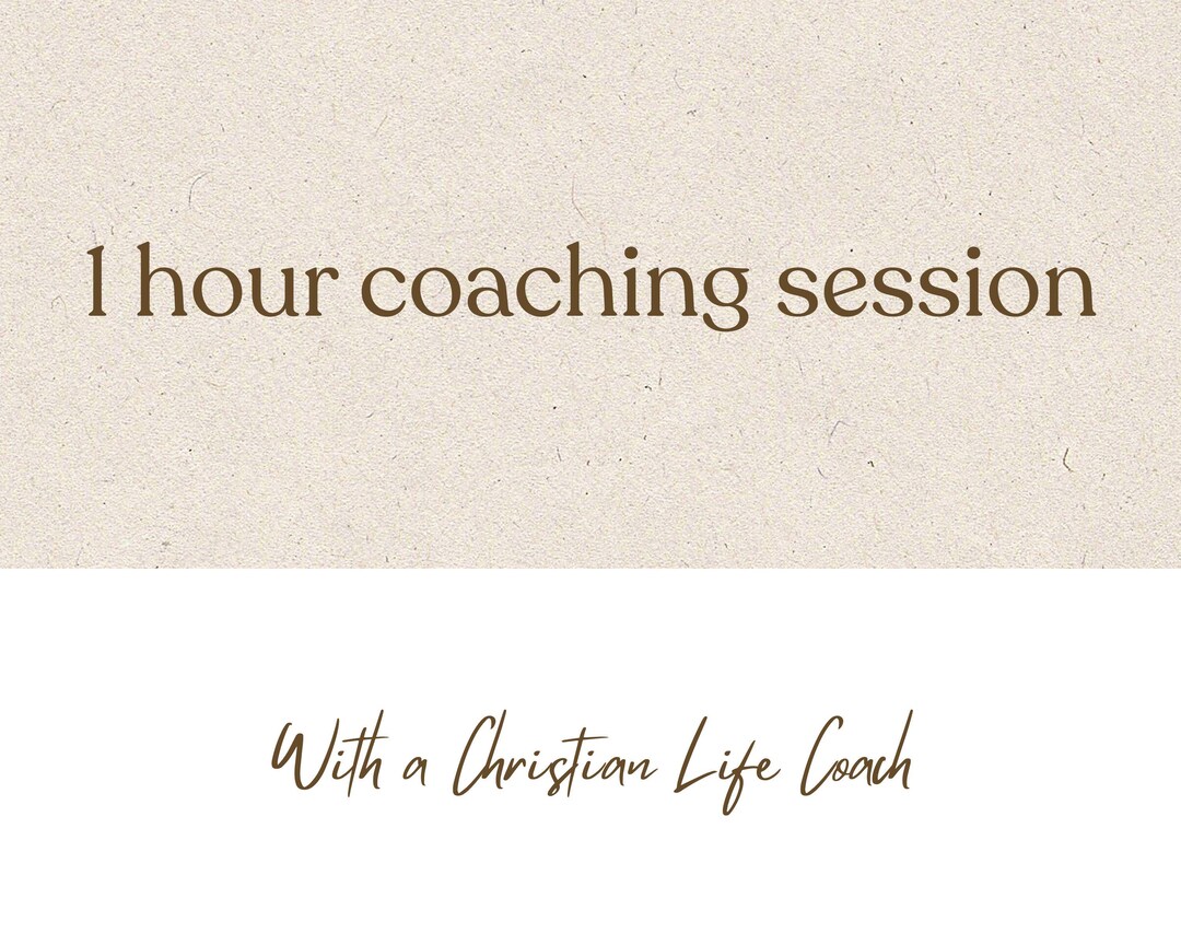 Christian Life Coaching Sessions 1 Hour Coaching Session Mindset Coach ...