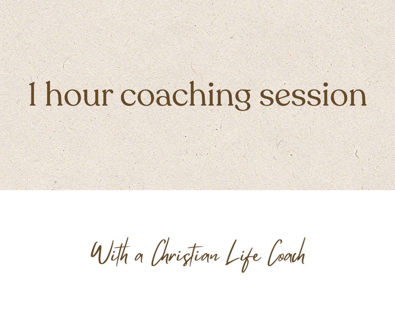Christian Life Coaching Sessions 1 Hour Coaching Session Mindset Coach ...