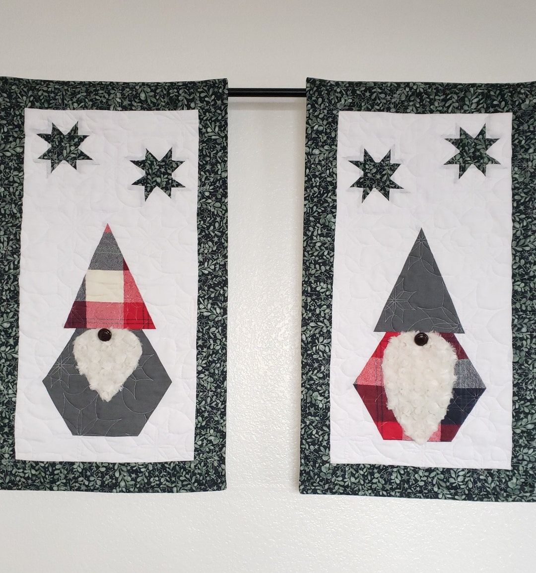 Winter Gnome Quilted Wall Hanging - Etsy