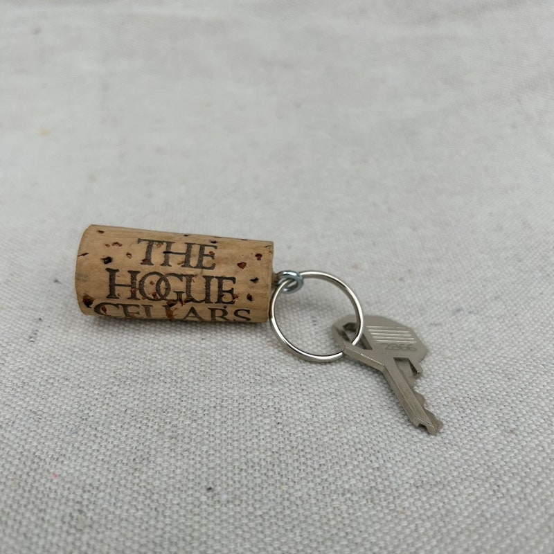Wine Cork Keychain - Etsy