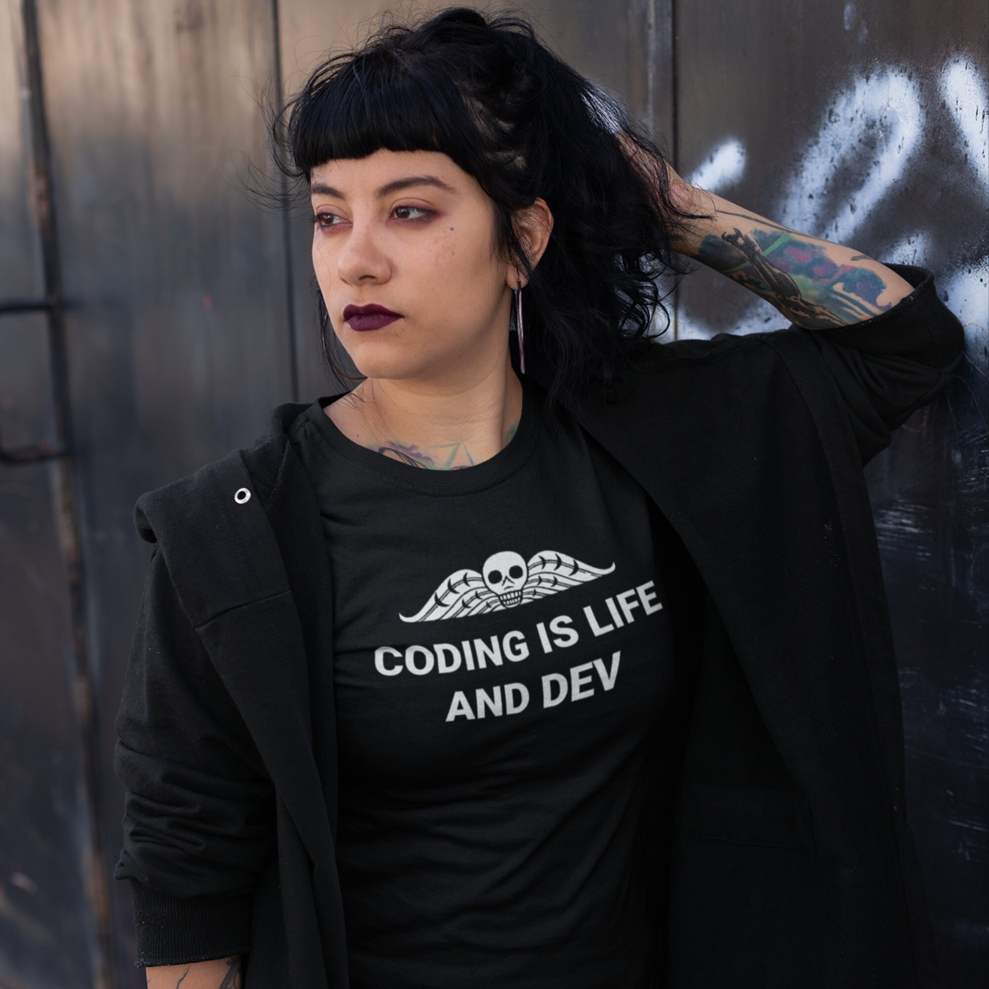 Life And Dev Software Developer Programmer Computer Science Code Data Nerdy Software Geek