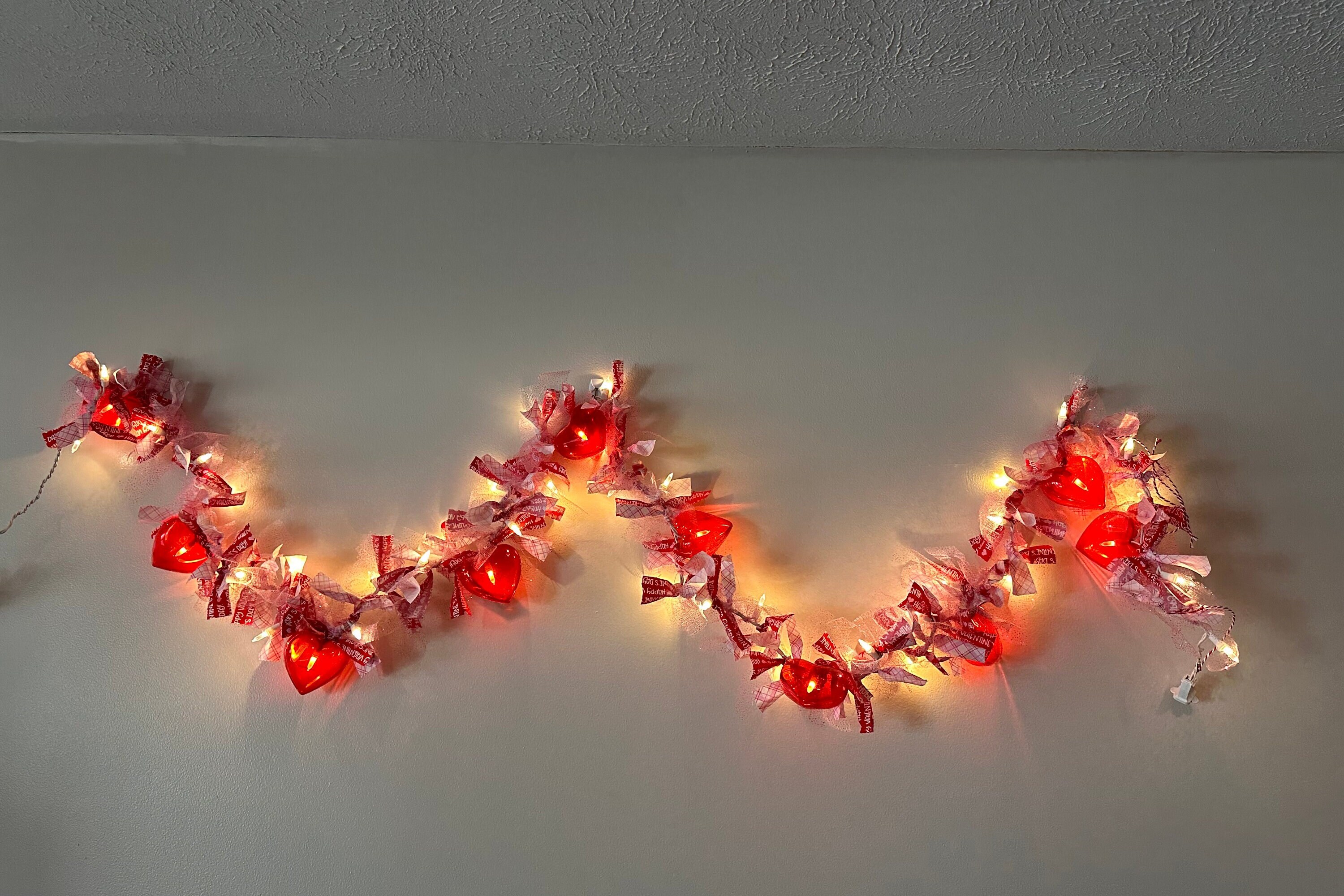Lighted Valentines Day Garland - Etsy