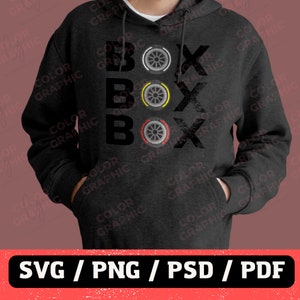 Archivo Digital de F1 box, box, box, svg, ideal para corte, impresion ...