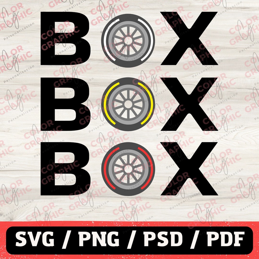 Digital File of F1 Box, Box, Box, Svg, Ideal for Cutting, Printing ...