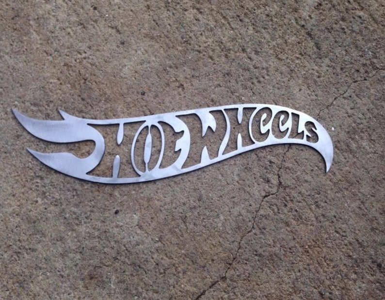Metal Hotwheels Sign - Etsy