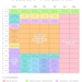 EDITABLE Freelance Weekly Schedule, Time Blocking Schedule, Colour ...