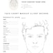 EDITABLE Face Chart Makeup Client Records, Makeup Artist Face Charts ...