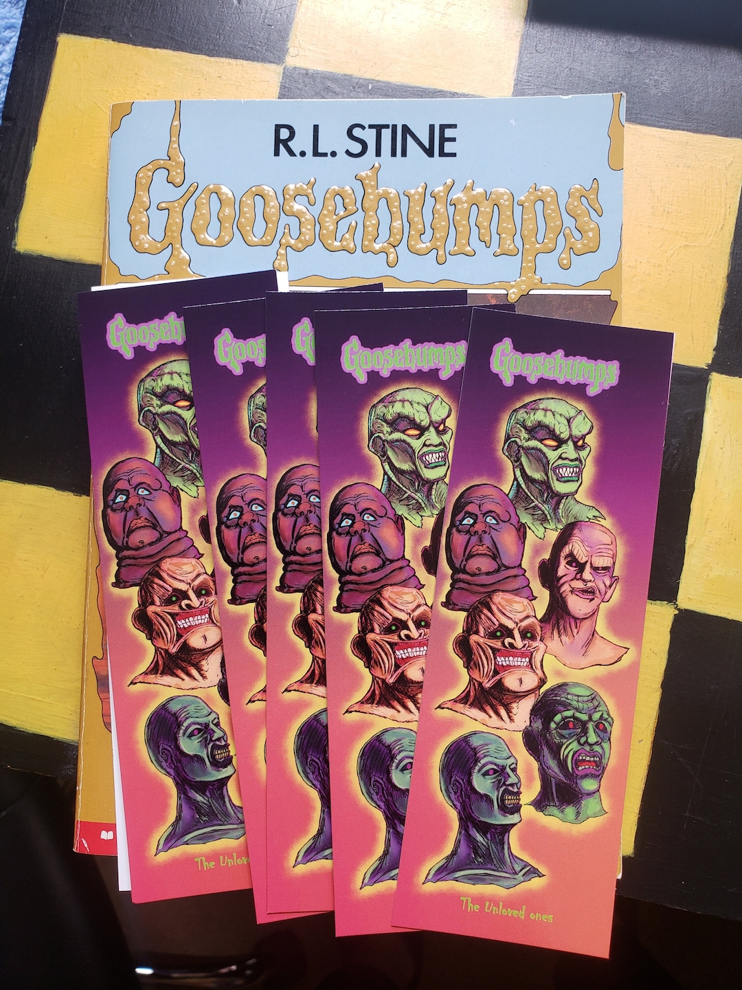 Goosebumps the Haunted Mask Unloved Ones Double-sided Art Bookmark - Etsy