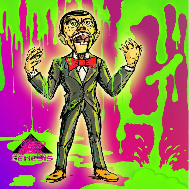 Slappy Vs Monster Blood Goosebumps 5x7 Art Print - Etsy Australia