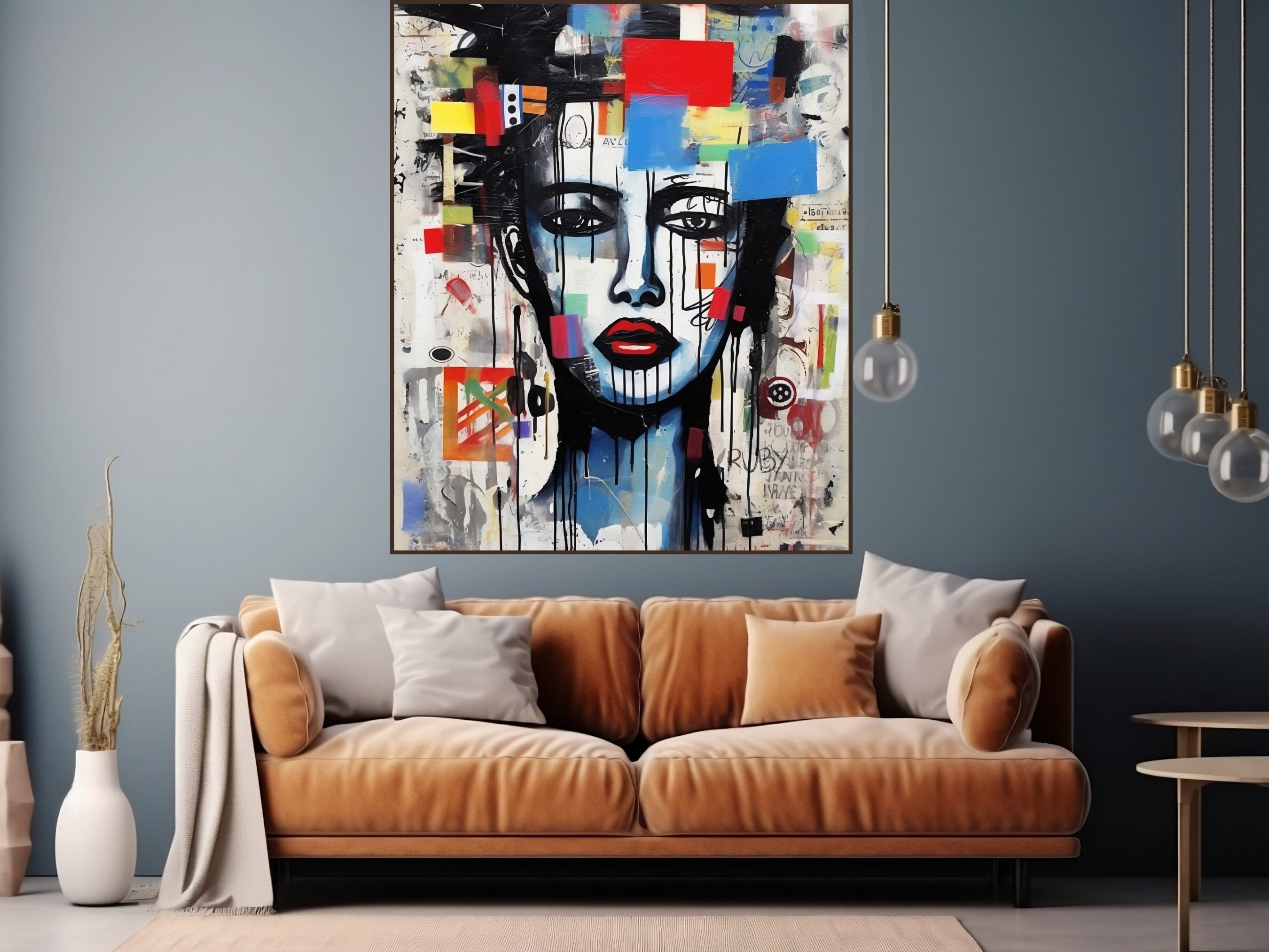 Punk Rock Empress --limited Edition Painting by Ruby Riot | Face ...