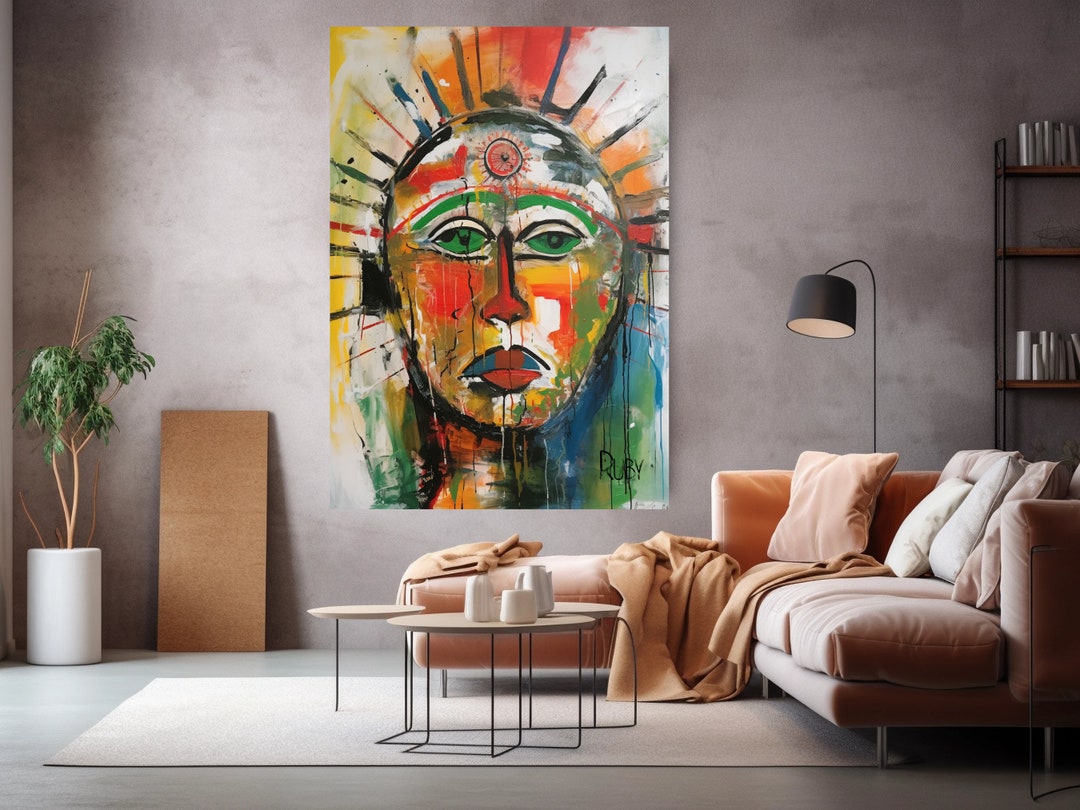 Upending Oppression by Ruby Riot Face Abstract Canvas, Modern ...