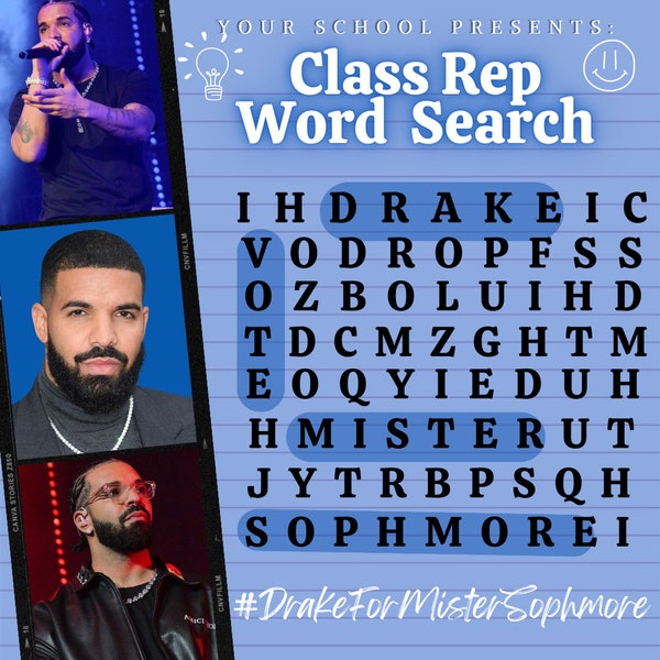 Class President Template - Etsy