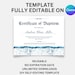 Editable Baptism Certificate Template, Printable Custom Water Baptism ...