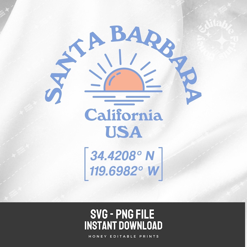 Santa Barbara - Etsy