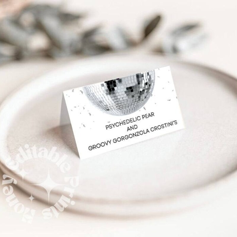 Buffet Menu Tags - Etsy