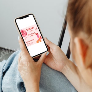 Disco Cowgirl Invite Editable Template, Disco Cowgirl Instagram Stories ...